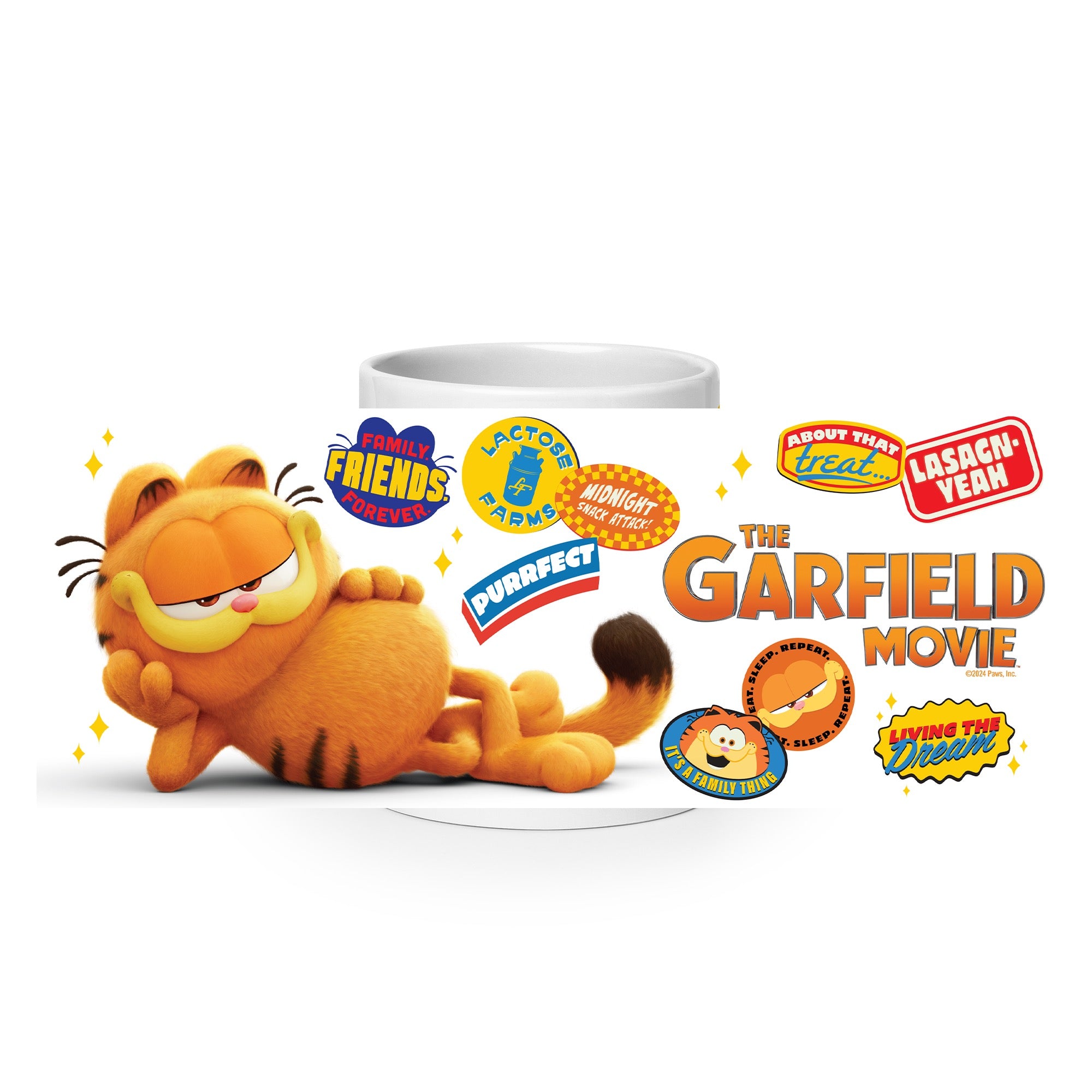 The Garfield Movie Sticker Icons Jumbo Mug – AMC Theatres | The Shop