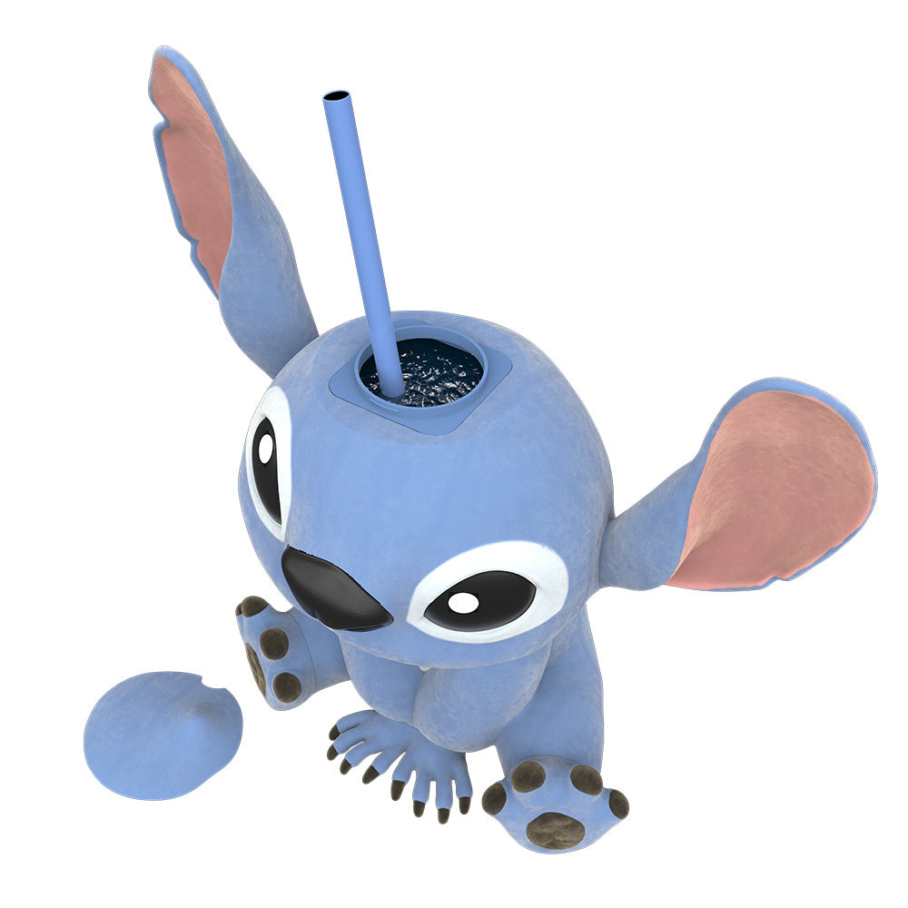 Lilo & Stitch Flocked Tumbler & Popcorn Bucket Combo